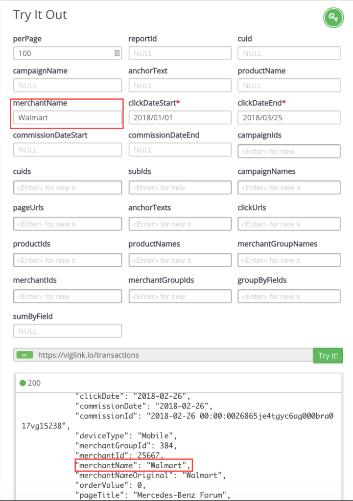 API Implementation with Commerce