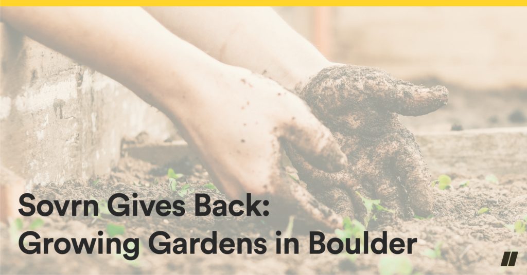Sovrn Gives Back: Growing Gardens in Boulder - Sovrn, Inc.