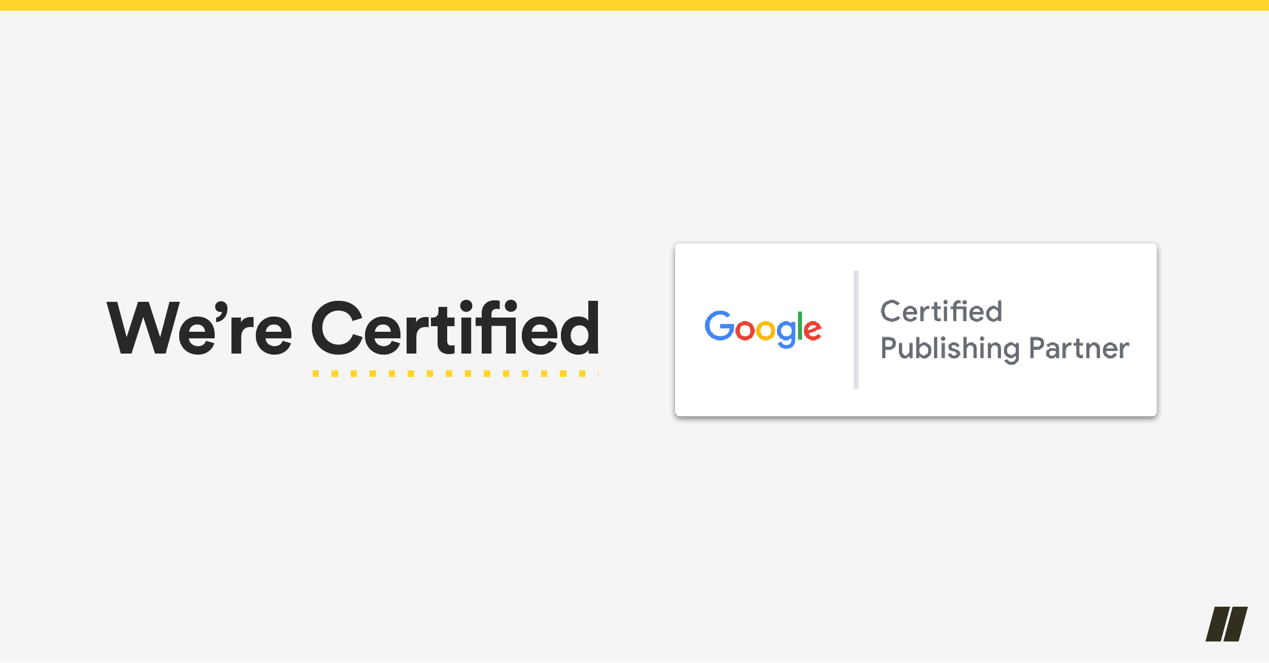 Sovrn Confirmed as Google Certified Publishing Partner - Sovrn, Inc.