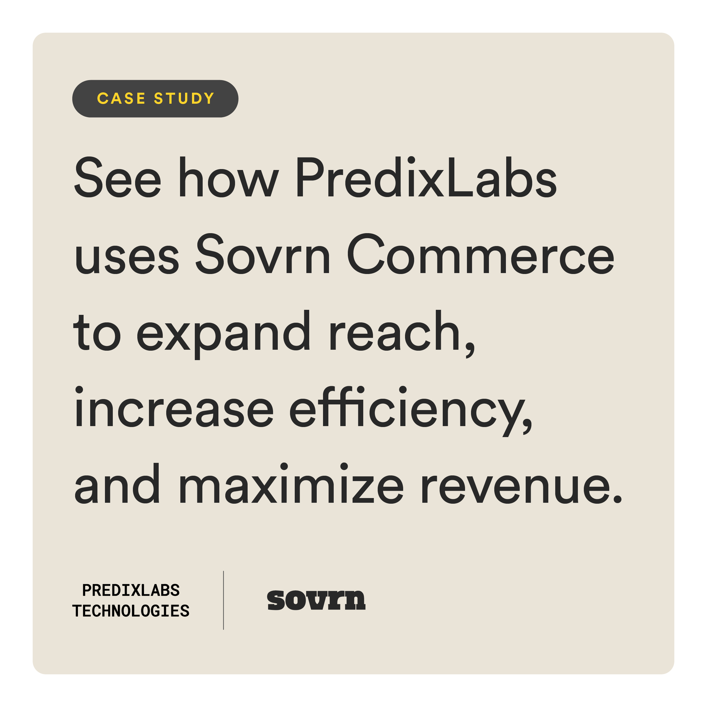 PredixLabs Enters New Markets and Gains Efficiency with Sovrn Commerce - Sovrn, Inc.